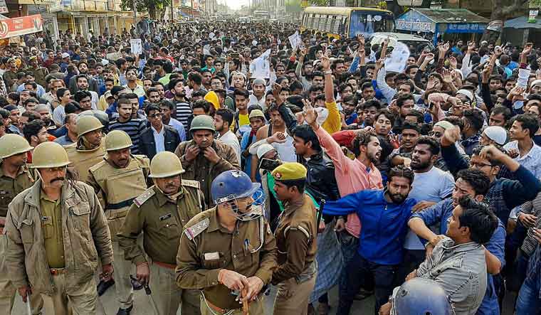 Citizenship Act: Protest turns violent in UP's Mau, police station ...