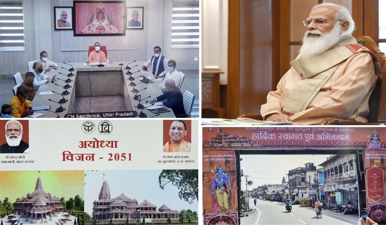 PM Modi discusses Ayodhya development with UP CM Adityanath, officials ...
