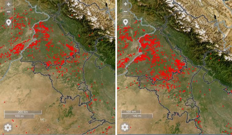 Haryana shares NASA satellite images to dispute Punjab's claim over ...