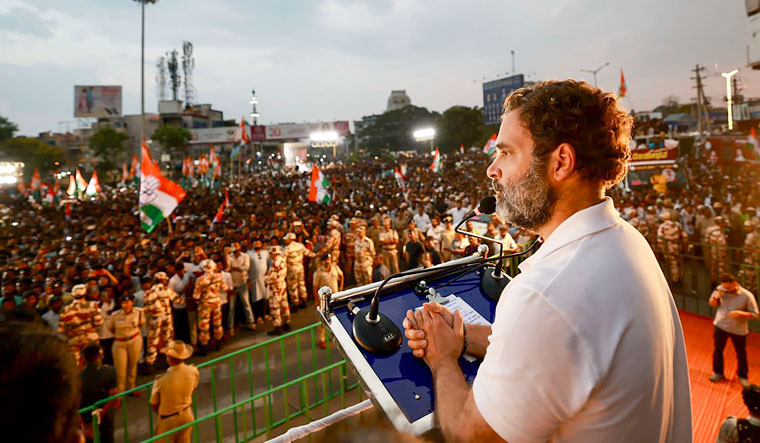 'This election is not about you': Rahul Gandhi hits out at PM in poll-bound Karnataka - The Week