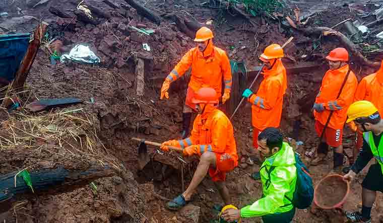 Raigad landslide: Difficult terrain hampers rescue efforts, 119 villagers yet to be traced- The Week