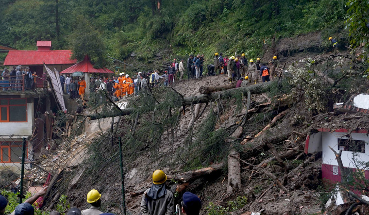 Fresh landslide at Shimla's Summer Hill area; IMD says rains to continue in Himachal- The Week