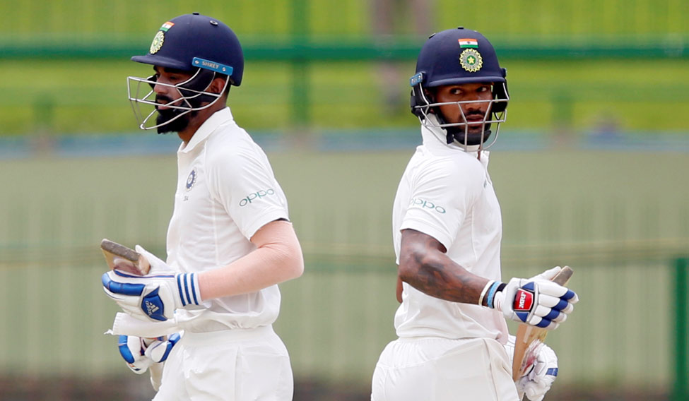 Third Test: Rahul, Dhawan hit brisk fifties to punish Sri Lanka