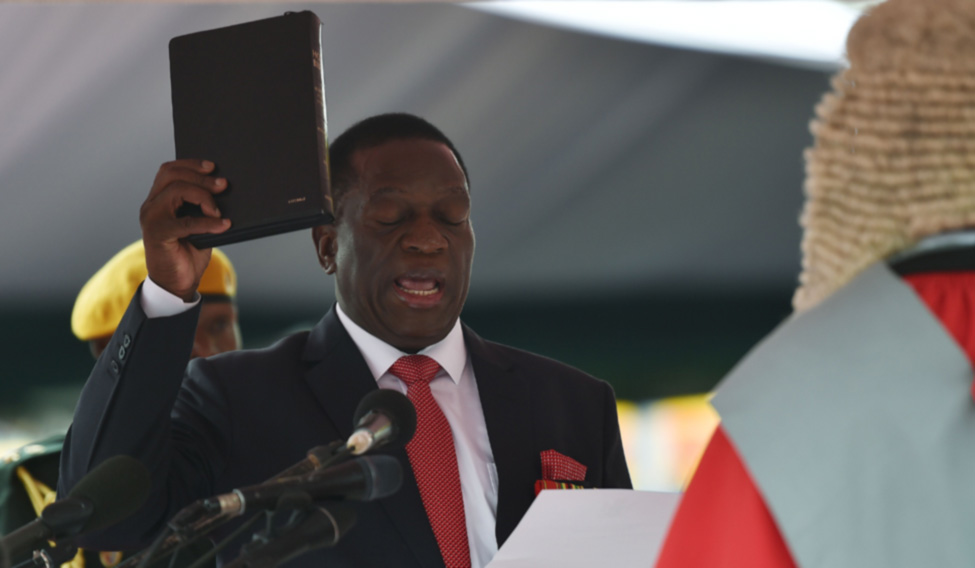 Emmerson Mnangagwa takes over as Zimbabwe President