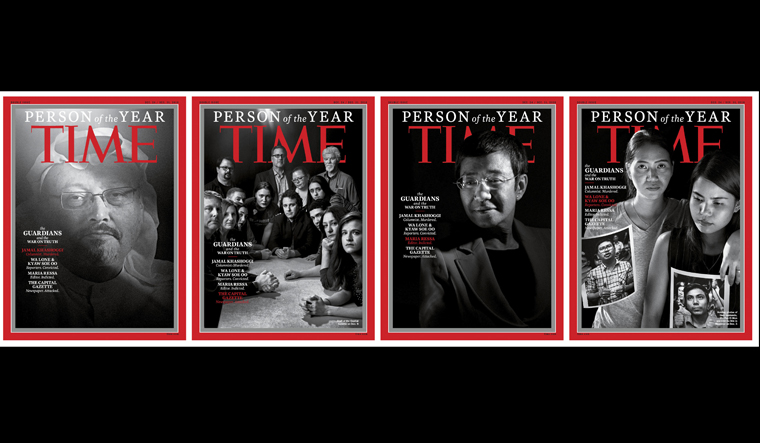 Time magazine honours journalists with Person of the Year award- The Week