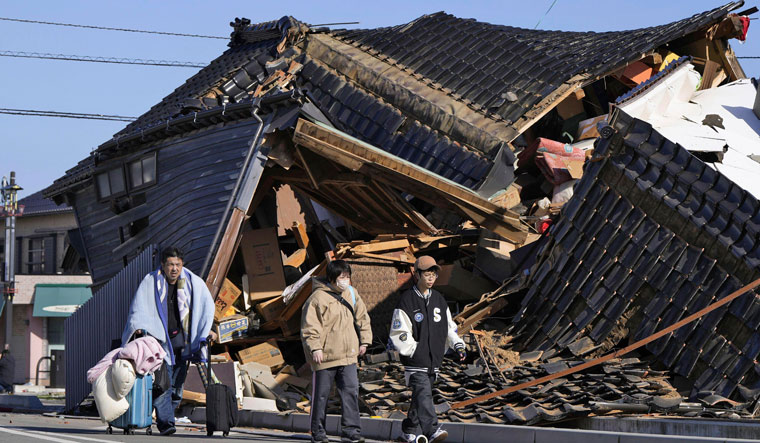 Japan quake: Toll rises to 55, damage makes rescue efforts difficult ...