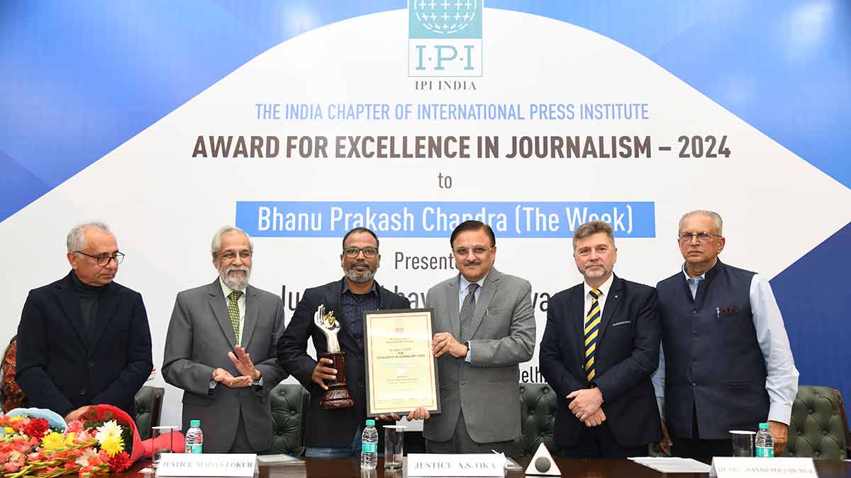 THE WEEK’s Bhanu Prakash Chandra bags International Press Institute award for his coverage of ...
