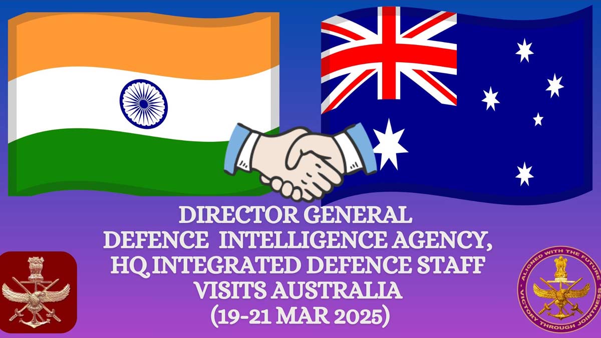 India's top military intelligence chief lands in Australia; strategic ...