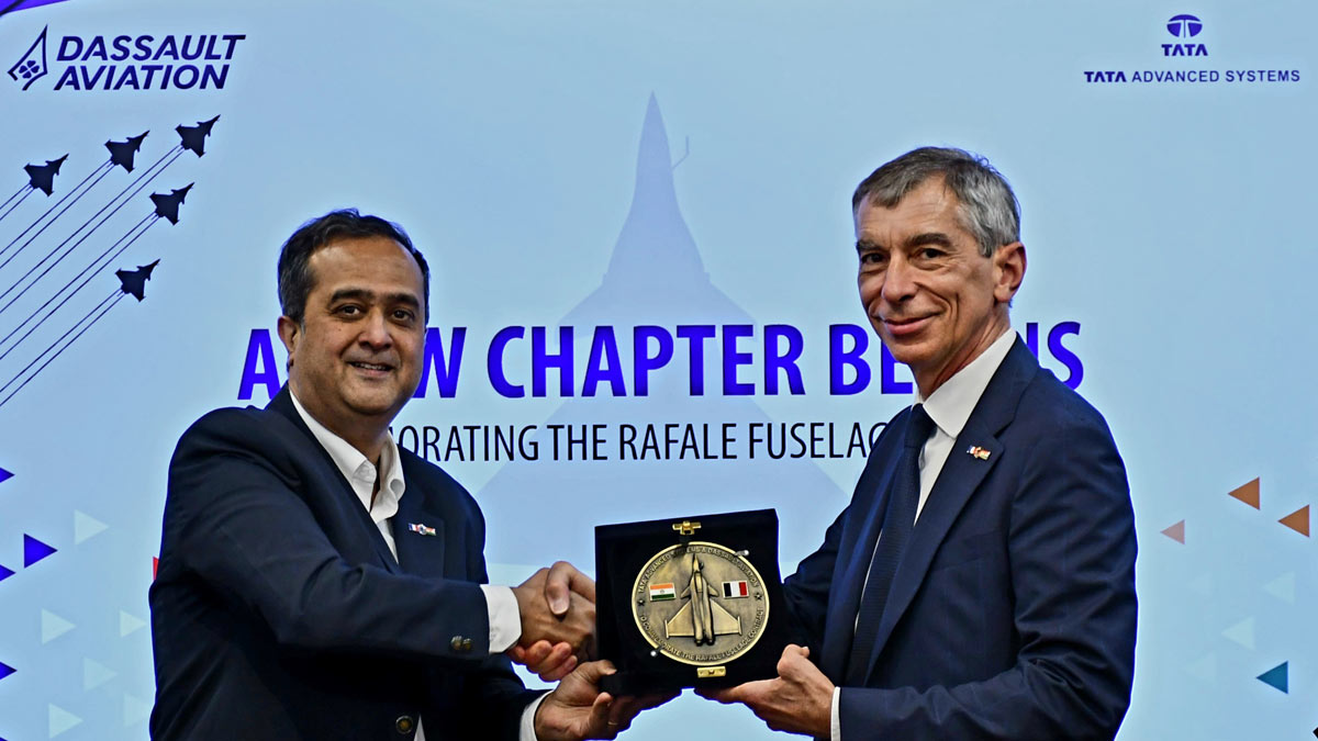 Rafale fighter jets to have Indian backbone. Dassault, Tata sign pact ...