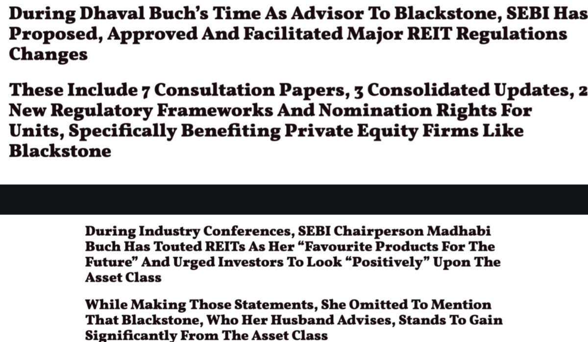 Hindenburg report: Who is Dhaval Buch, SEBI chairperson Madhabi's ...