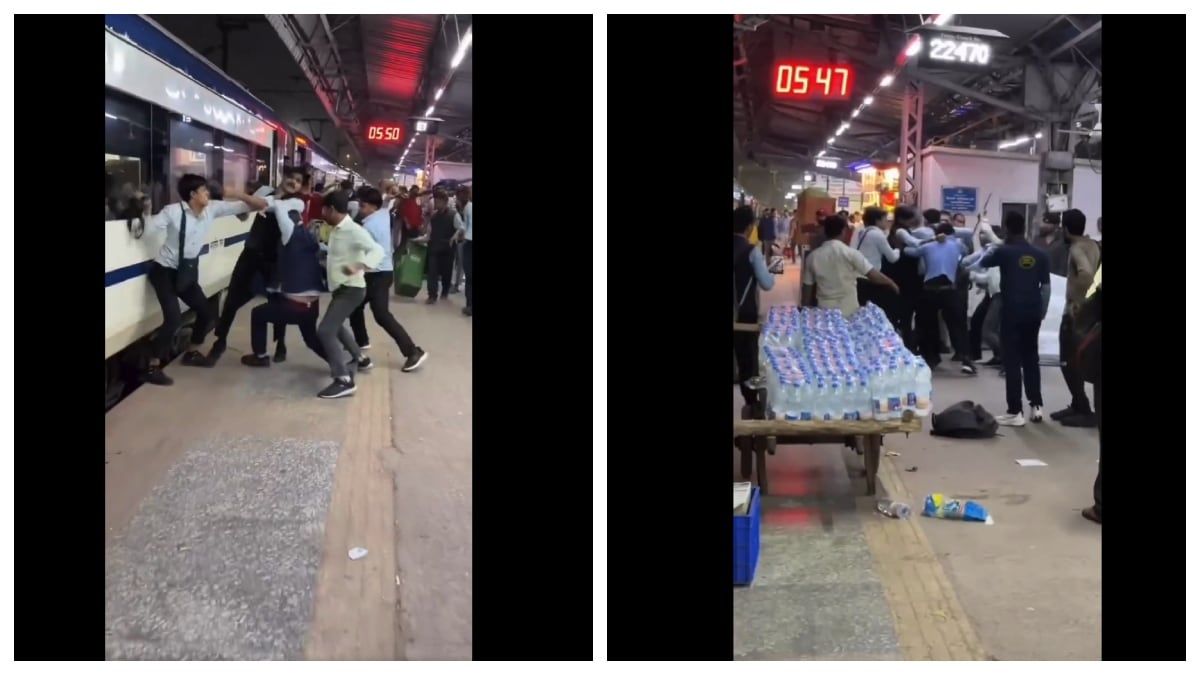 IRCTC staff fight on Delhi's Nizamuddin station in viral video ...