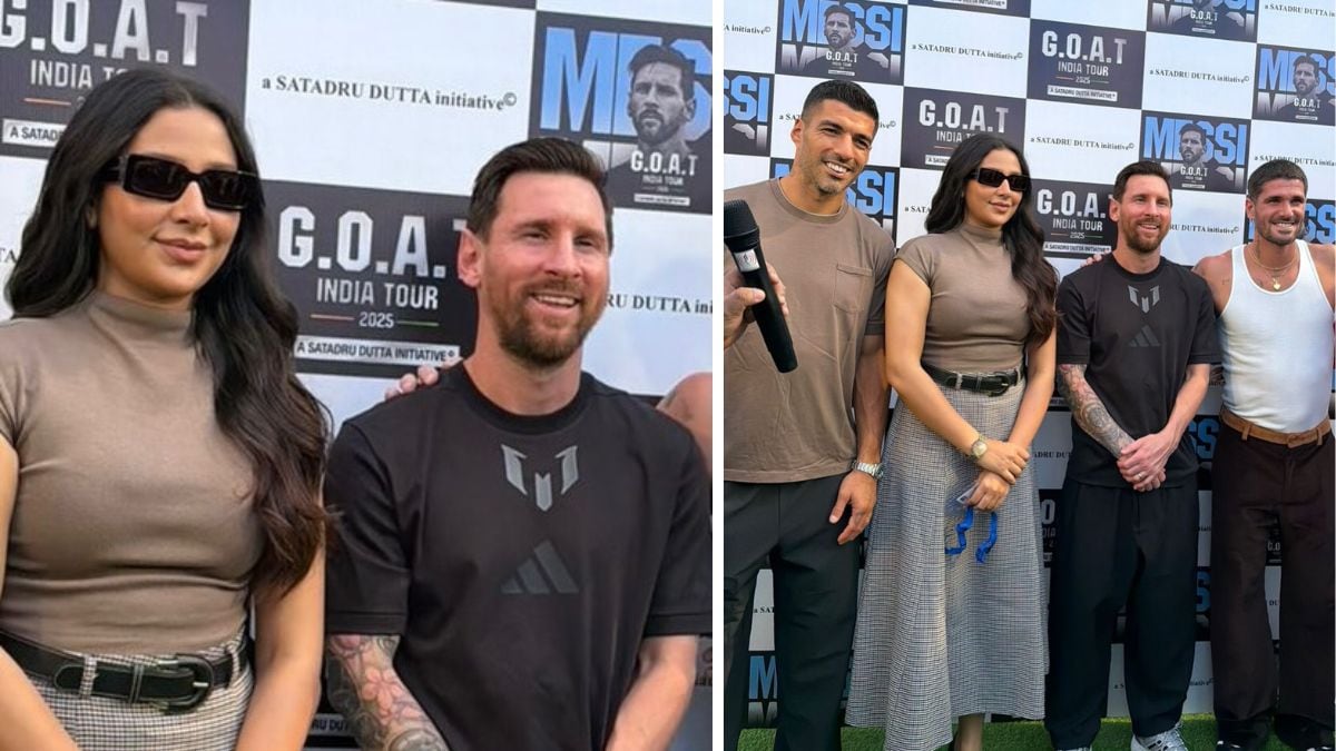 Who is Subhashree Ganguly, and why was she taking pictures with Messi ...