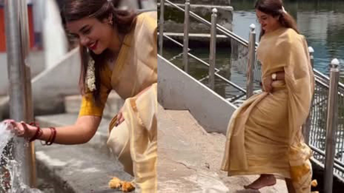 Jasmin Jaffar reel controversy: Instagram influencer's reel stunt forces Kerala's Guruvayur ...