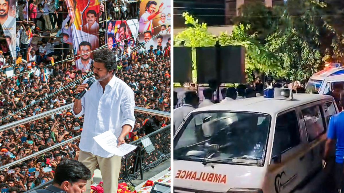 Conspiracy behind actor Vijay’s Karur rally stampede? EPS points to ambulances, lights at venue ...