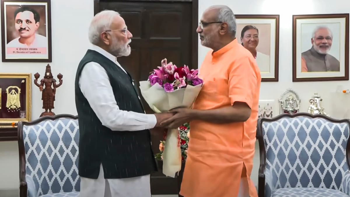 PM Modi, Amit Shah congratulate CP Radhakrishnan on vice president ...