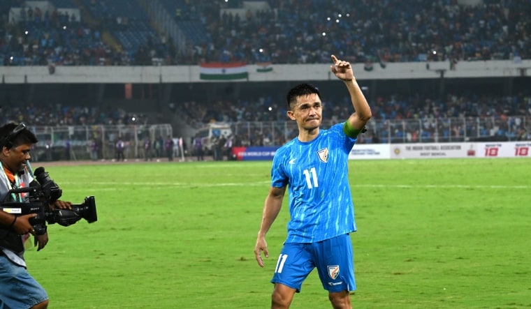 In Sunil Chhetri's final game, India play goalless draw with Qatar- The ...