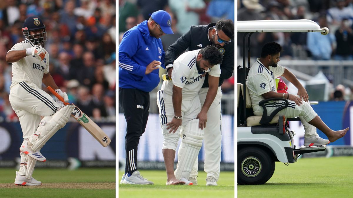 Watch | Rishabh Pant injured by Chris Woakes delivery while trying to ...