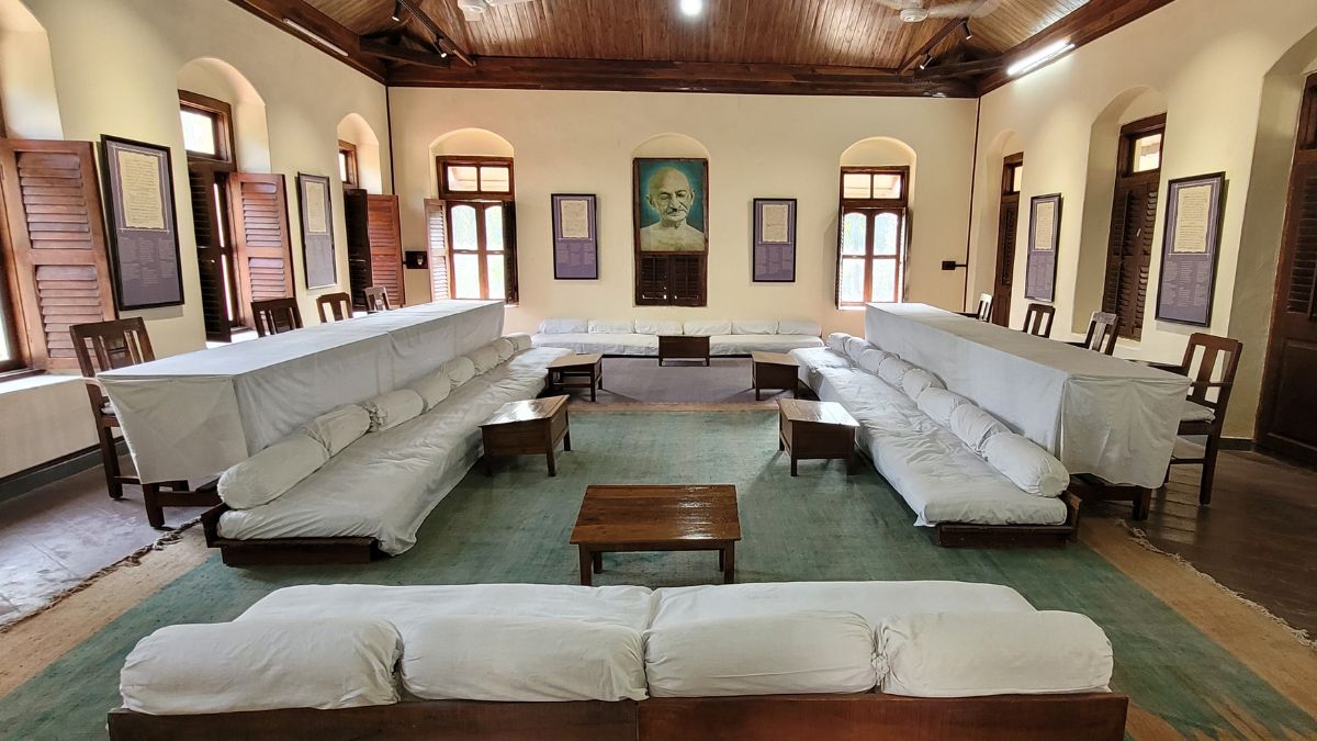 ashram house interior
