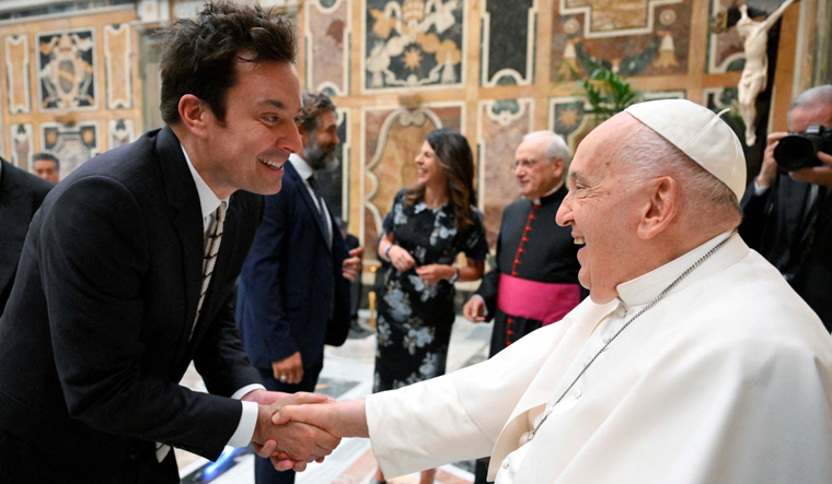 What Pope Francis told Jimmy Fallon, comedians at Vatican before leaving for G7 summit- The Week