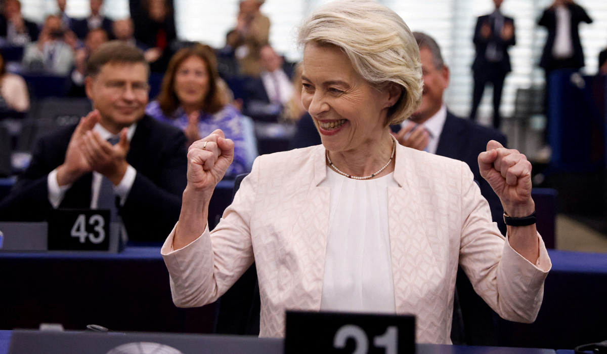 Ursula von der Leyen re-elected to a second term as European Commission ...