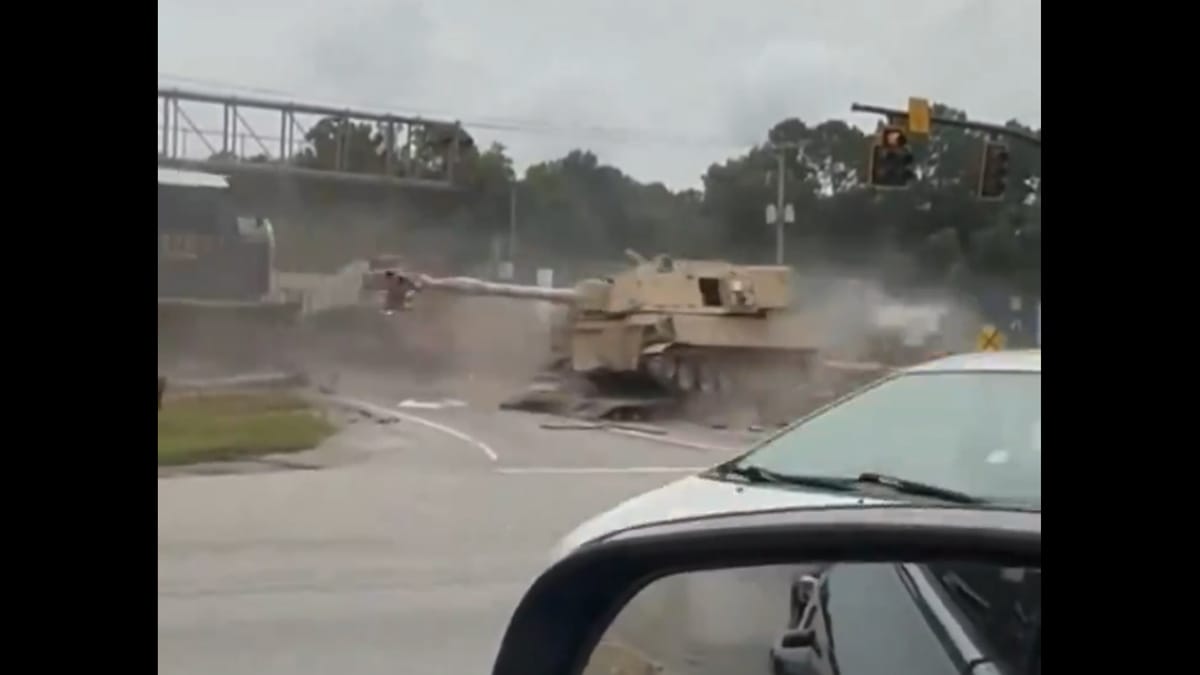 WATCH | US freight train crashes into military vehicle in South ...