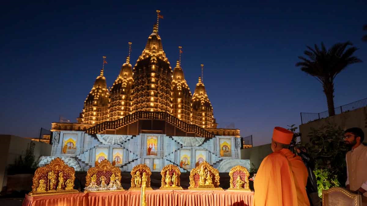 BAPS Hindu Mandir Abu Dhabi celebrates first anniversary of its ...